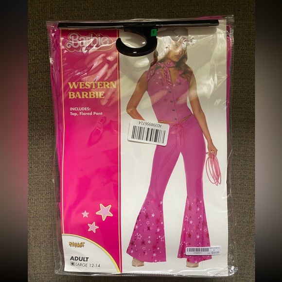Spirit | Other | Official Spirit Halloween Barbie Cowgirl Costume Size ...